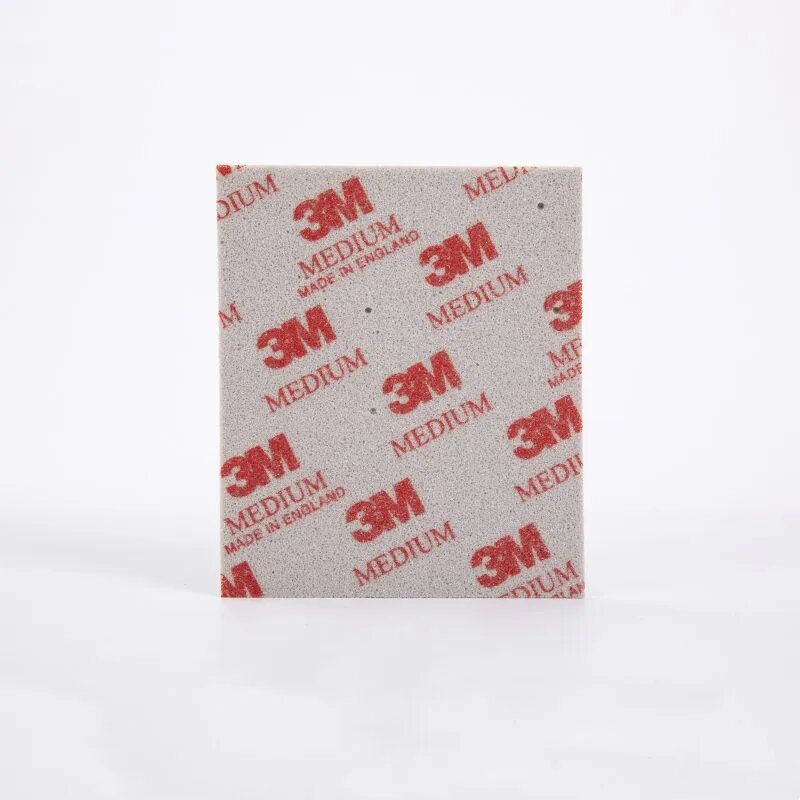 Абразивная губка 3M 114mmx139mm Superfine/Ultrafine/Microfine(P500-600 P800-1000 P1200-1500)Полировальная наждачная бумага 3 штуки