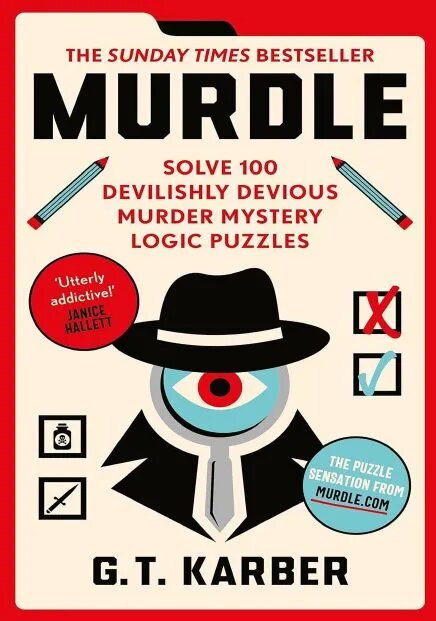 Книга Murdle: Volume 1 / G.T. Karber / 100 детективных головоломок на английском языке