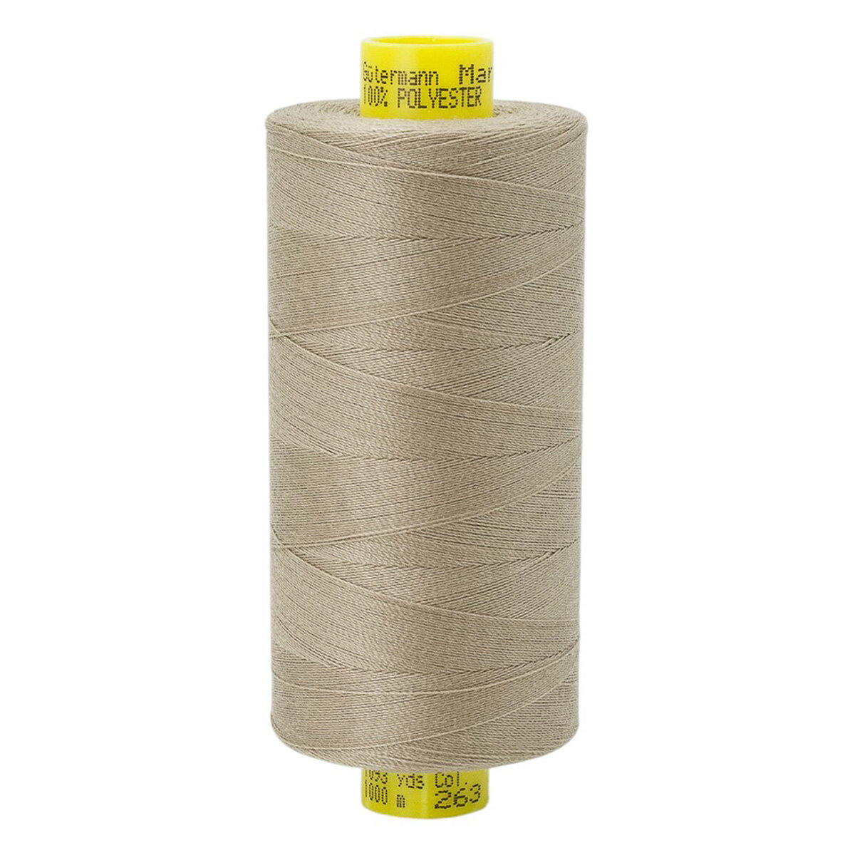 Нитки Mara 120/1000 м универсальные, 100% полиэстер Gutermann 700207 (263 какао с молоком), 10 шт