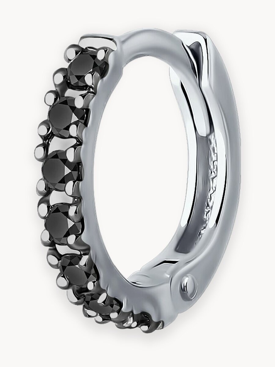 Моносерьга, белое золото, 585 проба, бриллиант