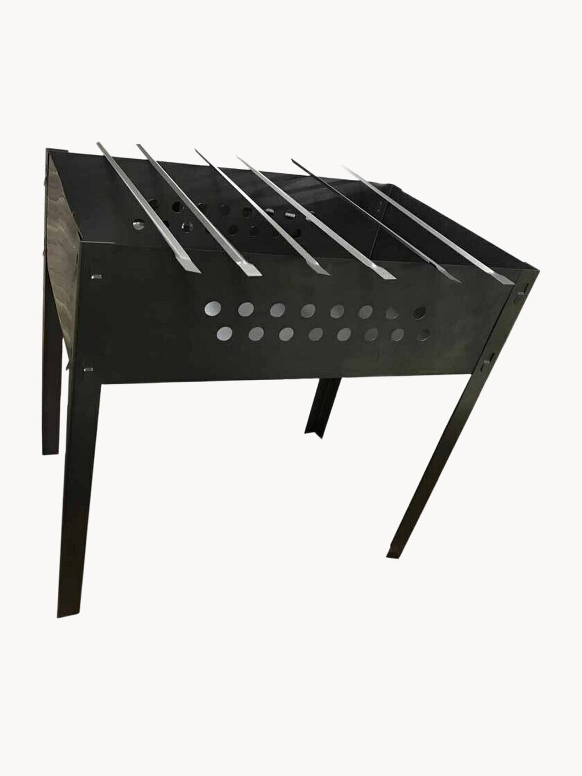 Мангал костерок + 6 шампуров