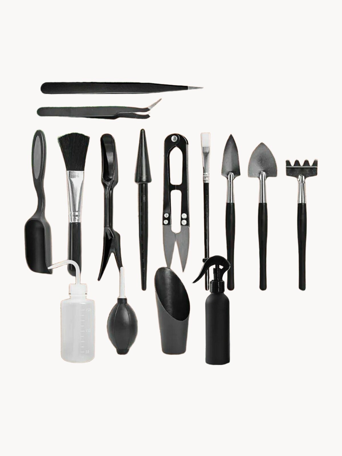 Набор садовых инструментов для домашних цветов, комнатных растений, сада и огорода 15 предметов BF-02