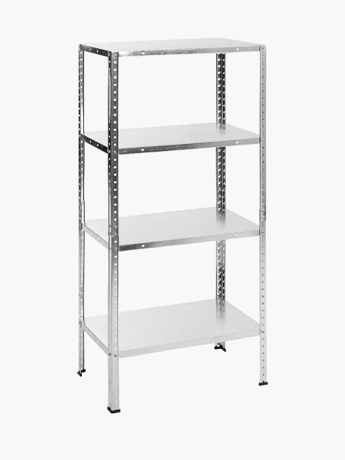 Стеллаж металлический 4 полки болтовой 120х60х30 см