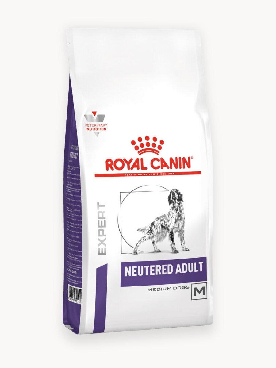 Сухой корм для стерилизованных и кастрированных собак Royal Canin Neutered Adult Medium Dog для средних пород, 9 кг