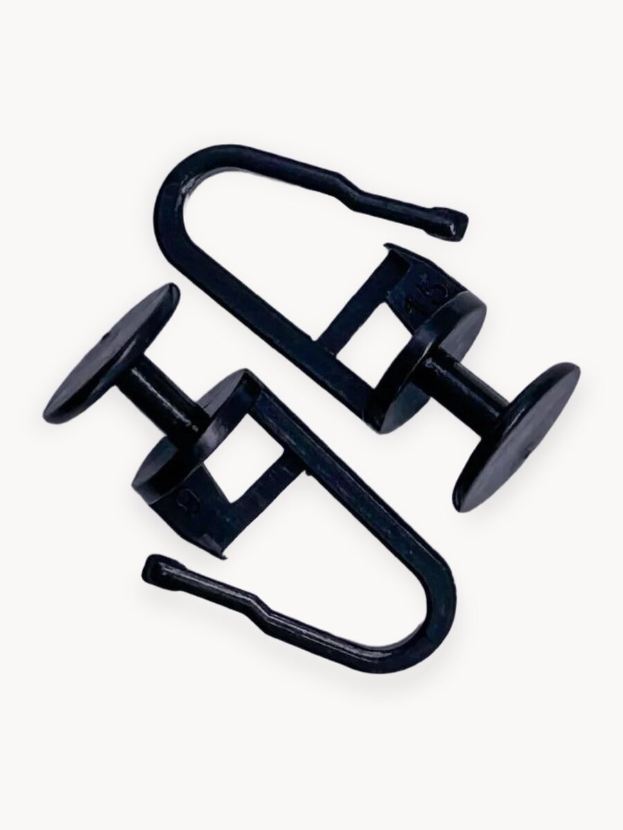 Крючок для штор гвоздик черный