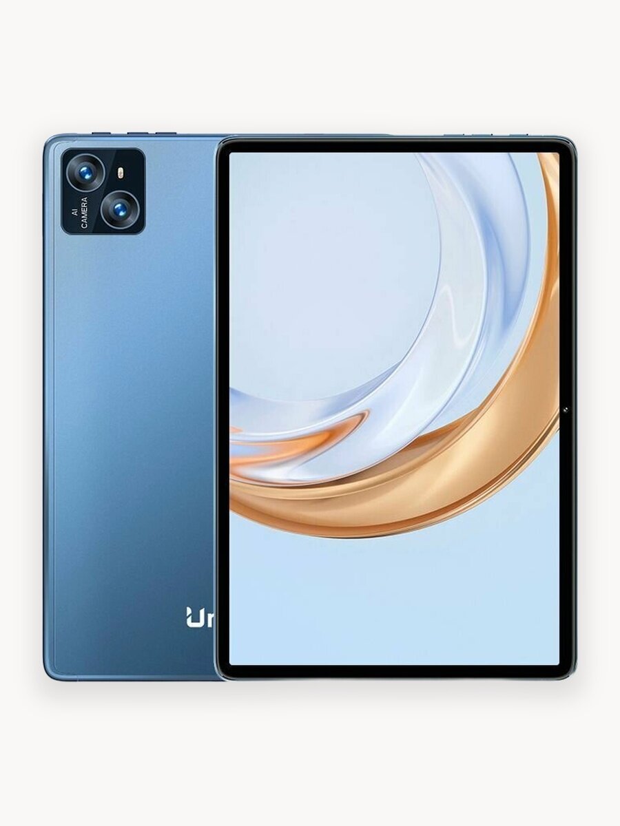 Планшет с клавиатурой Umiio A19 Pro 10.1" 2sim 6GB 128GB, планшет андроид игровой со стилусом, голубой
