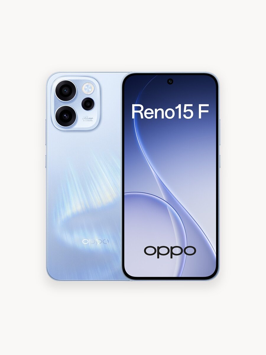 Смартфон OPPO Reno15 F 8/256, цвет cияющий синий, IP69 защита