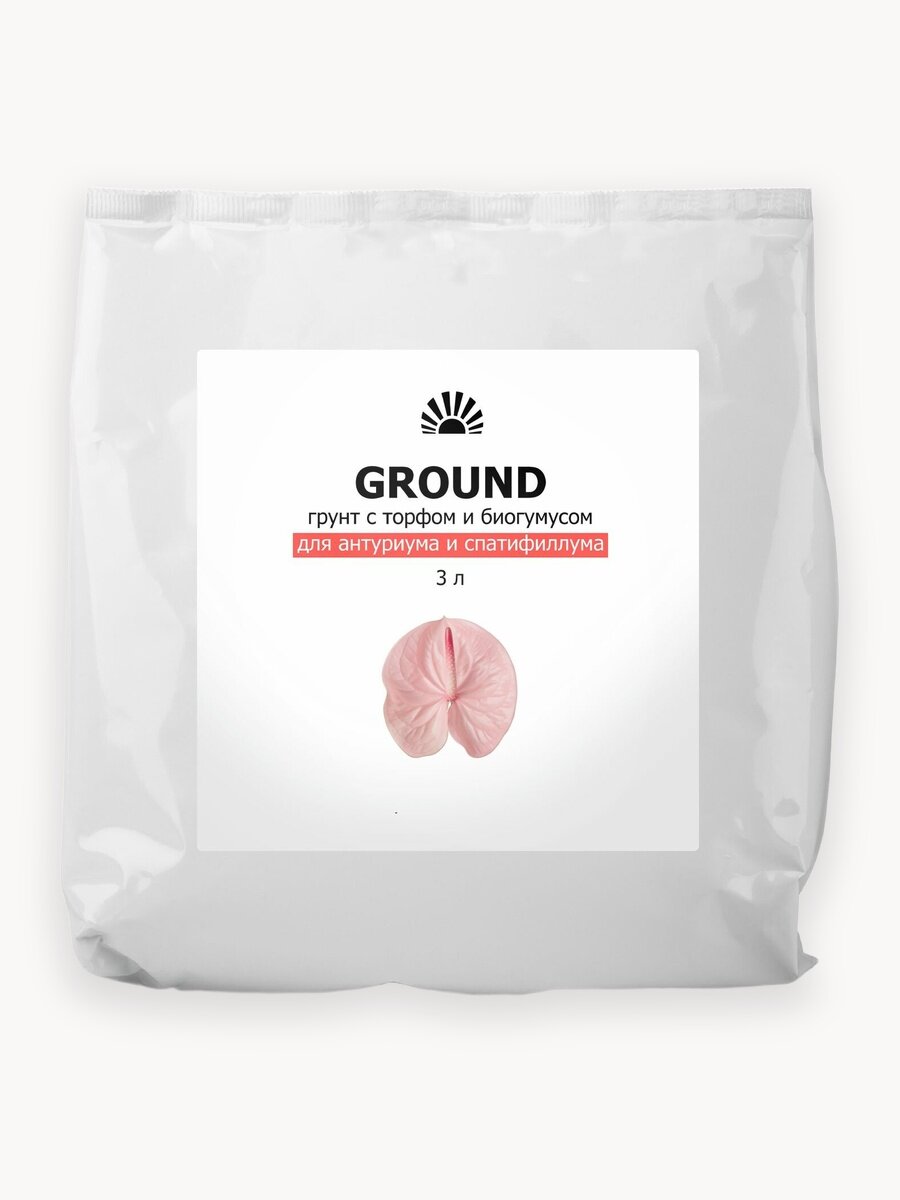 Грунт от ПК Пуршат для ароидных: антуриумов, спатифиллумов, монстер, филодендронов, аглаонем, марантовых, калатеи 3 л. Субстрат ароидный с торфом и биогумусом