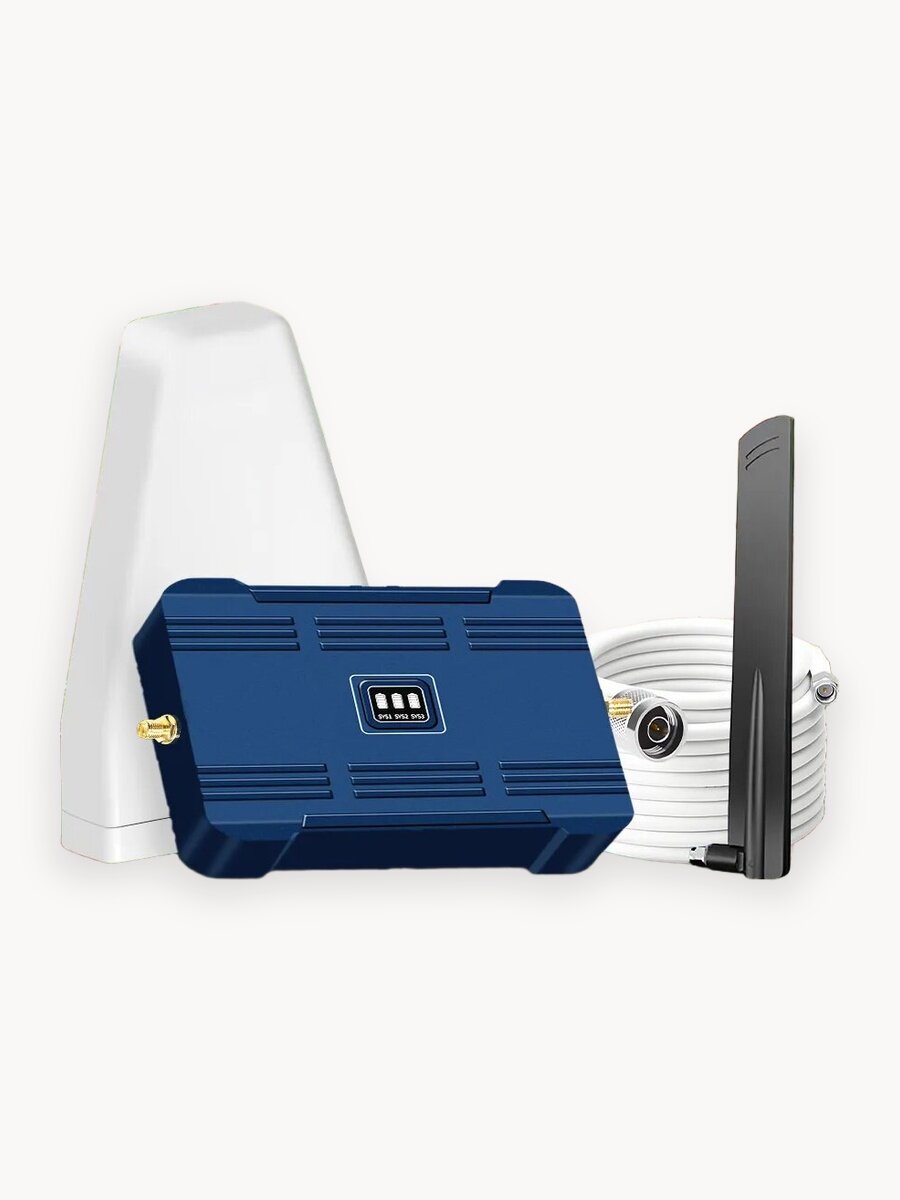 Усилитель сотовой связи 2G/3G/4G (900/1800/2100 МГц) — Улучшение сигнала GSM и интернета для телефона