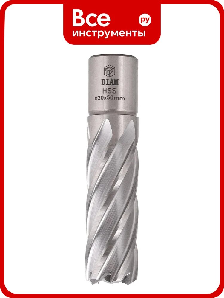 Сверло корончатое HSS Diam 20x50 Extra Line (металл) 320313
