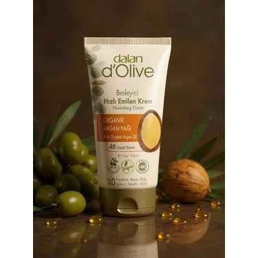 Dalan d'Olive Органический ухаживающий крем с аргановым маслом, 60 мл