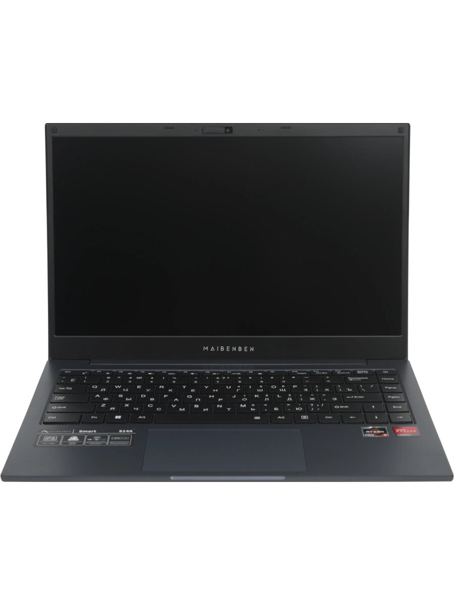 Ноутбук Maibenben S14A-R545UM, 14", IPS, AMD Ryzen 5 PRO 4650U, DDR4 8ГБ, SSD 512ГБ, AMD Radeon Graphics, темно-синий (s14a-r545umb1slure0)