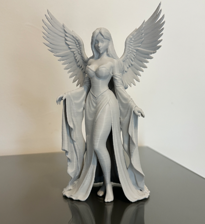 3D Print. Статуэтка Элегантеый ангел. 3D печать. Пластик. Высота 17 см
