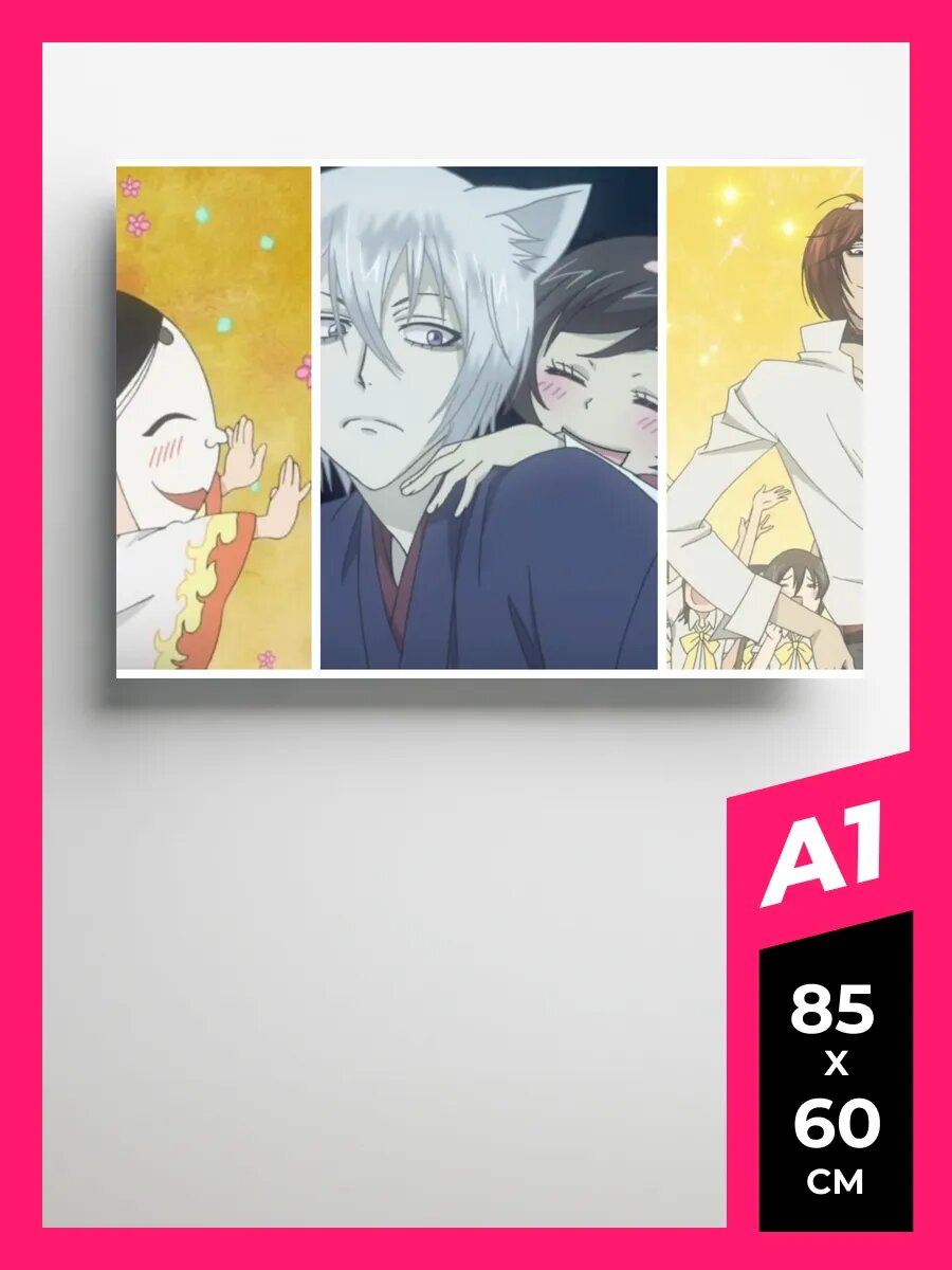 Постер Очень приятно Бог плакат анимэ 31 A1, матовая фотобумага премиум качества