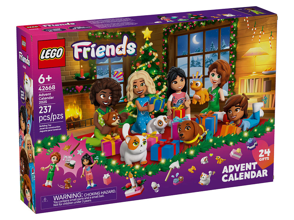 Конструктор LEGO Friends 42668 Конструктор Новогодний календарь, 2026