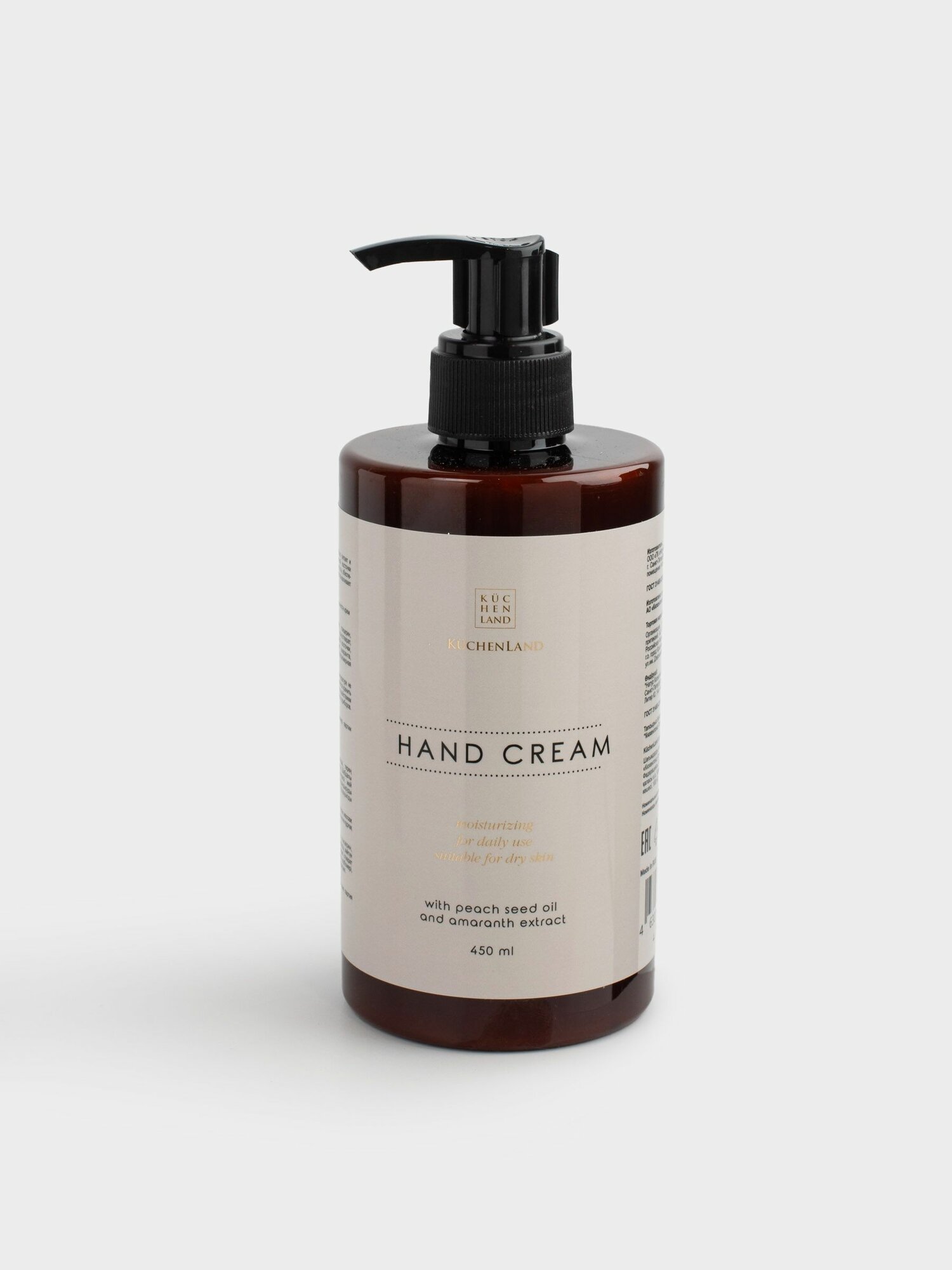 Крем для рук, 450 мл, с дозатором, питательный, Орхидея, Perfect care