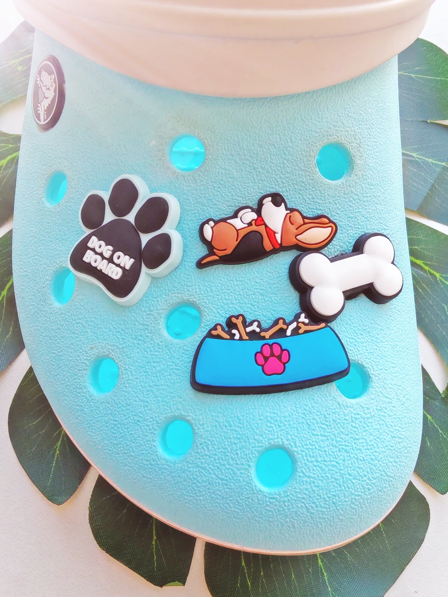 Джибитс для crocs собака