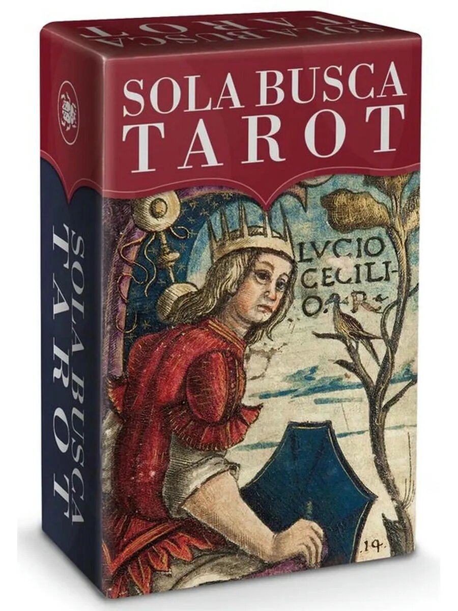 Таро мини Сола Буска/Mini Tarot Sola Busca (78 карт + инстру