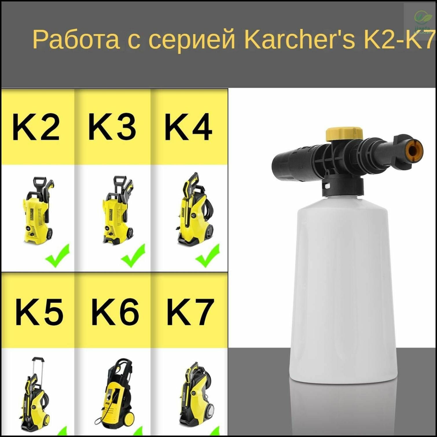 Пеногенератор для автомойки высокого давления керхер К2-К7