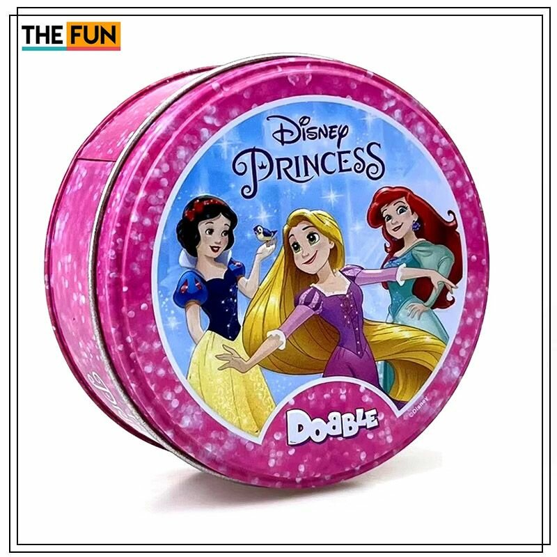Настольная игра Доббль/ Дубль Spot it! Disney Princess- отличное развлечение для всей семьи и забавный подарок на !