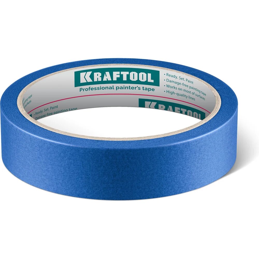 KRAFTOOL #100 Perfect 48 мм х 30 м, для гладких и шероховатых поверхностей, малярная лента 12101-48