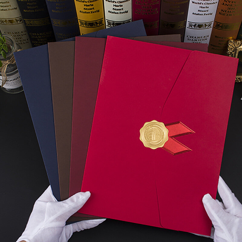 Почетная грамота European trade "Бронзовая", натуральная кожа, настраиваемый размер