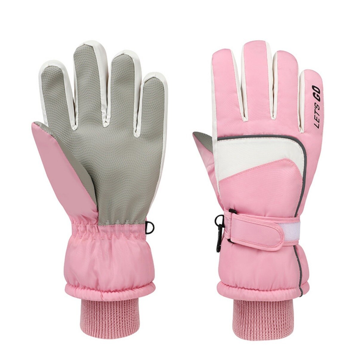 Новые лыжные перчатки оптовые зимние мужские и женские холодостойкие бархатные утолщенные теплый сенсорный экран детские лыжные перчатки