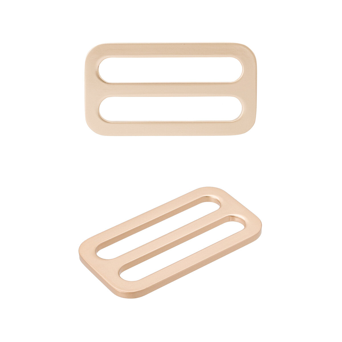 МВ 2343 Рамка-регулятор литая плоская 30мм (37*20мм) металл (Gold Золото), 6 шт