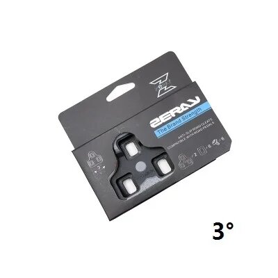 ZERAY SP110 Педали для шоссейного велосипеда самоблокирующиеся углеродное волокно черный/серый, Черный