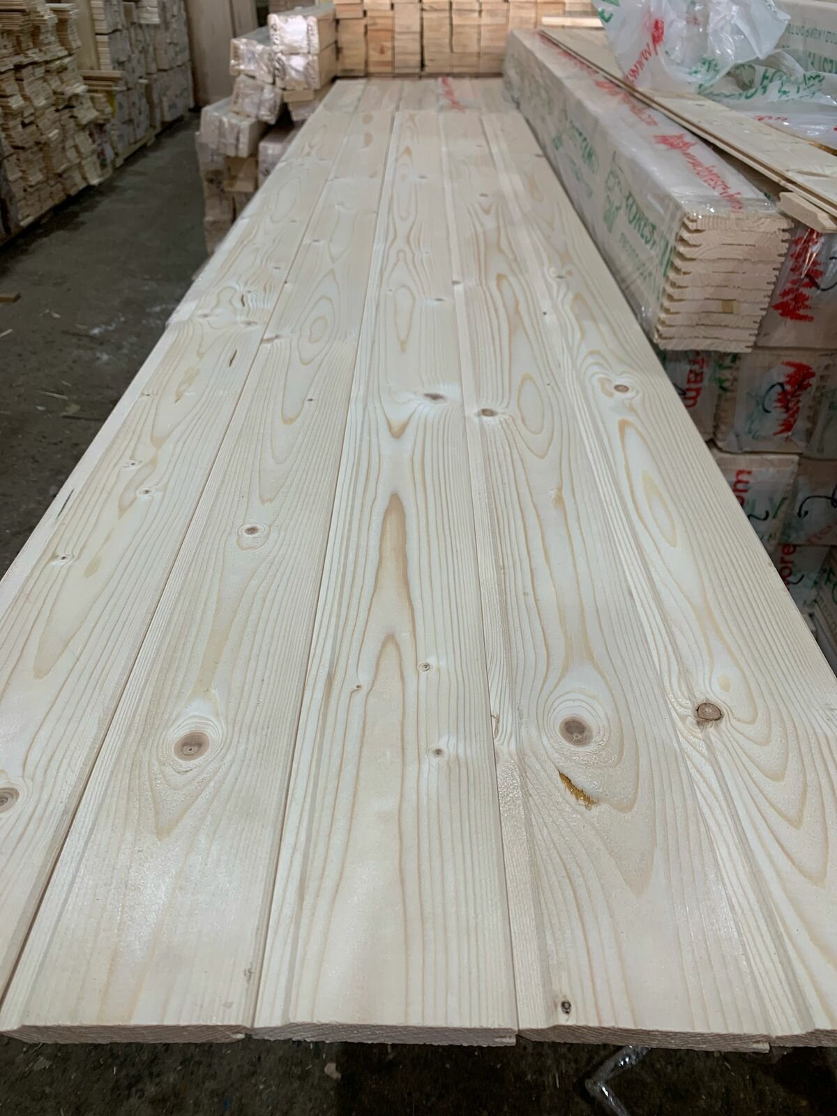 Вагонка евро 12,5х96 (90)х1500 Хвоя сорт АВ / 10 штук (1,35 м2)