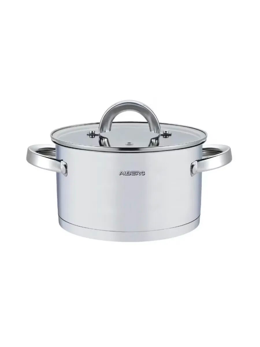 Кастрюля нержавеющая сталь AL-2130 7,6л с крышкой