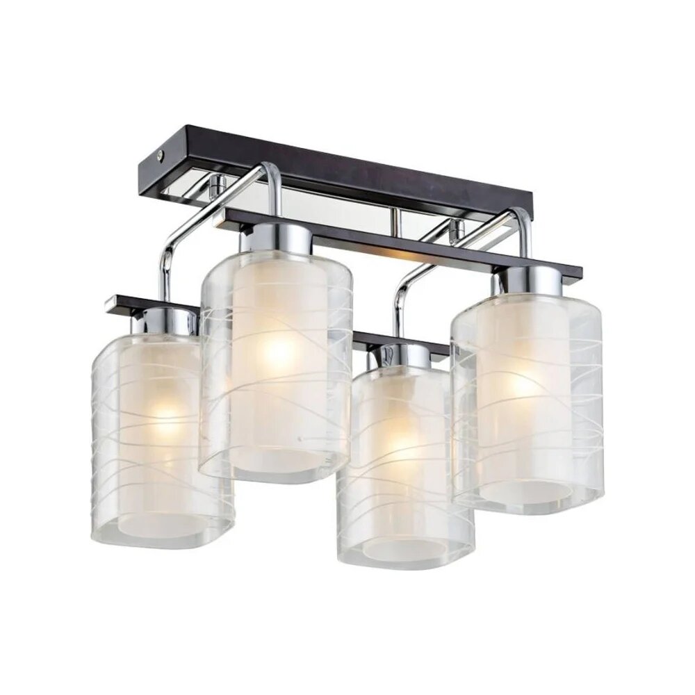 Люстра POWERLIGHT TATRA 4xE27x60W венге 1016/4-1BLK