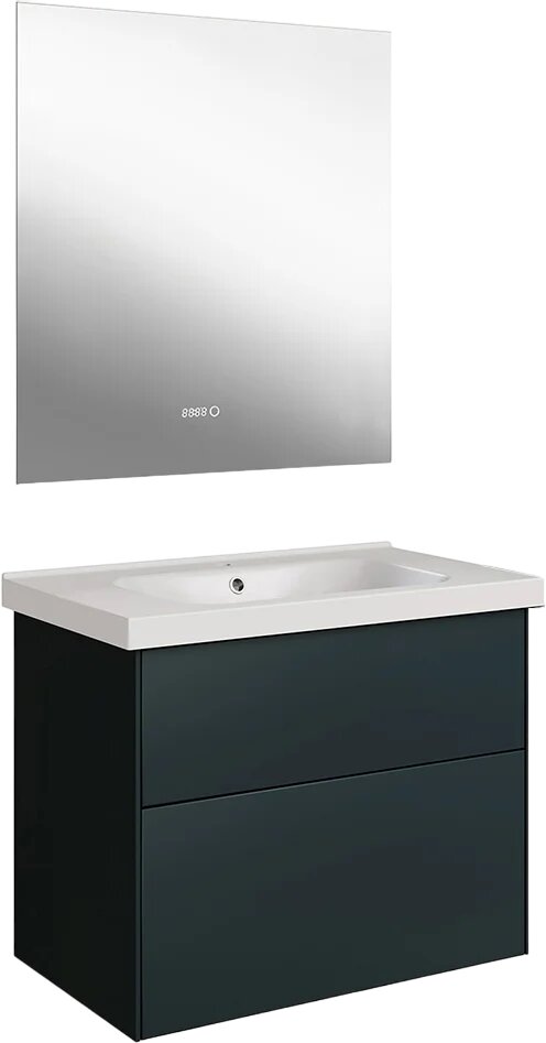 Мебель для ванной комнаты ASB-Woodline Гранада 80 авокадо софт