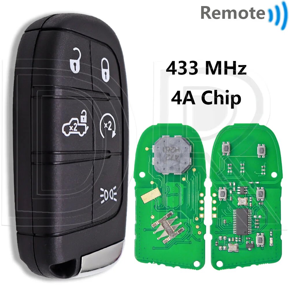 Отличный 4А М3Н- 40821302 433 МГц SIP22 Blade Proximity Smart Автомобильный дистанционный ключ для Jeep Compass Renegade Fiat 500 500L 500X, 5 BT LAMP, For Renegade
