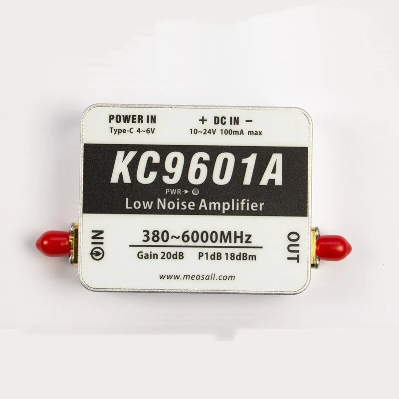 Модуль малошумящего усилителя 6 ГГц, 20 дБ, 5,8, усилитель 2,4 KC9601A, малошумящий усилитель LNA