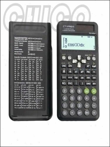 Инженерный калькулятор Casio FX-991ES PLUS-2 10+2 разрядный 417 функции, Черный