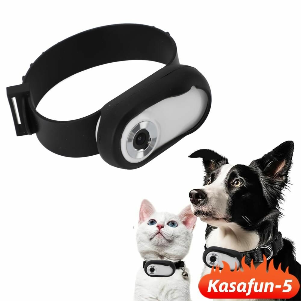Ошейник с камерой для животных, фото и видео, USB зарядка, для собак и кошек
