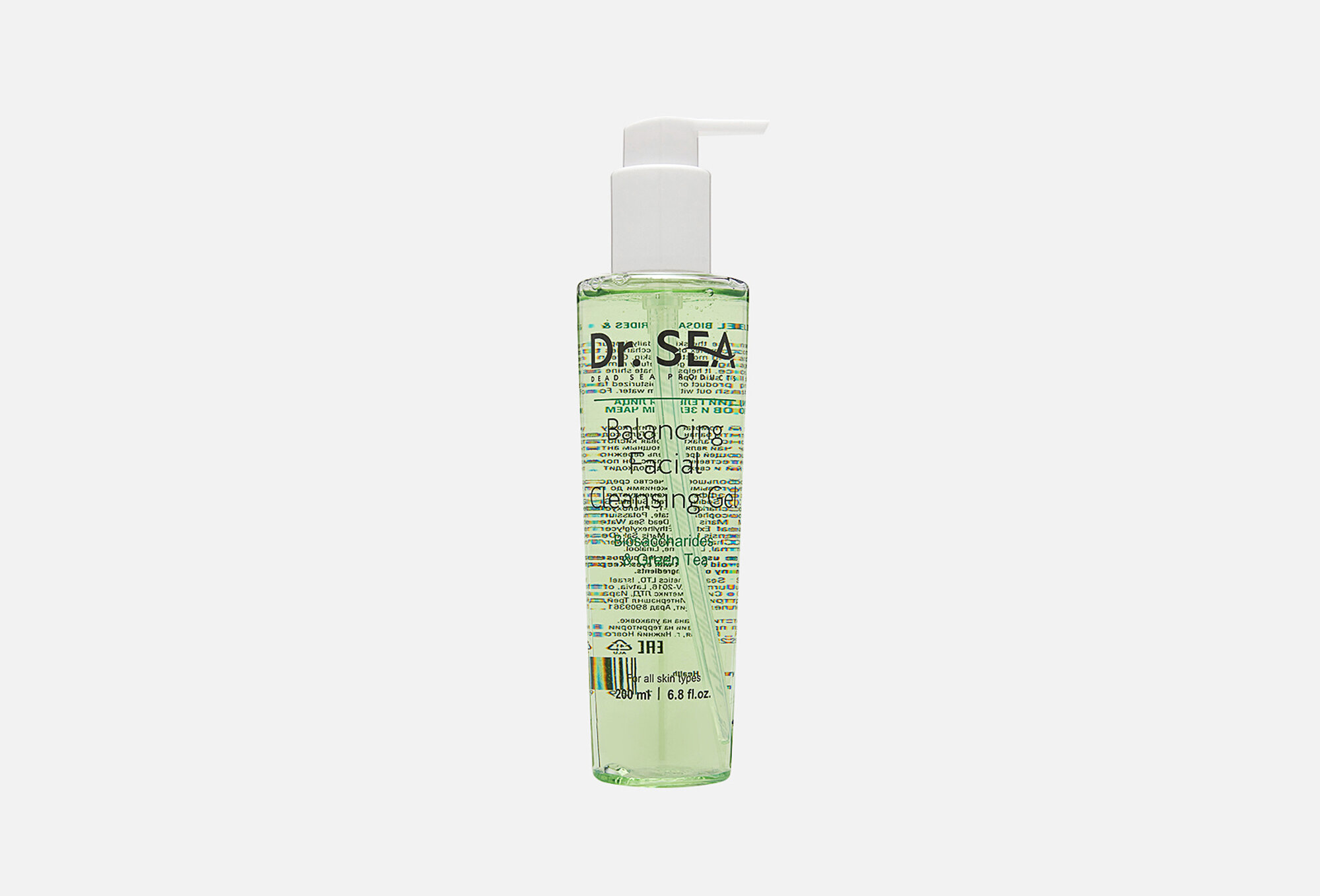 Очищающий гель для лица DR.SEA BIOSACCHARIDES & GREEN TEA 200 г