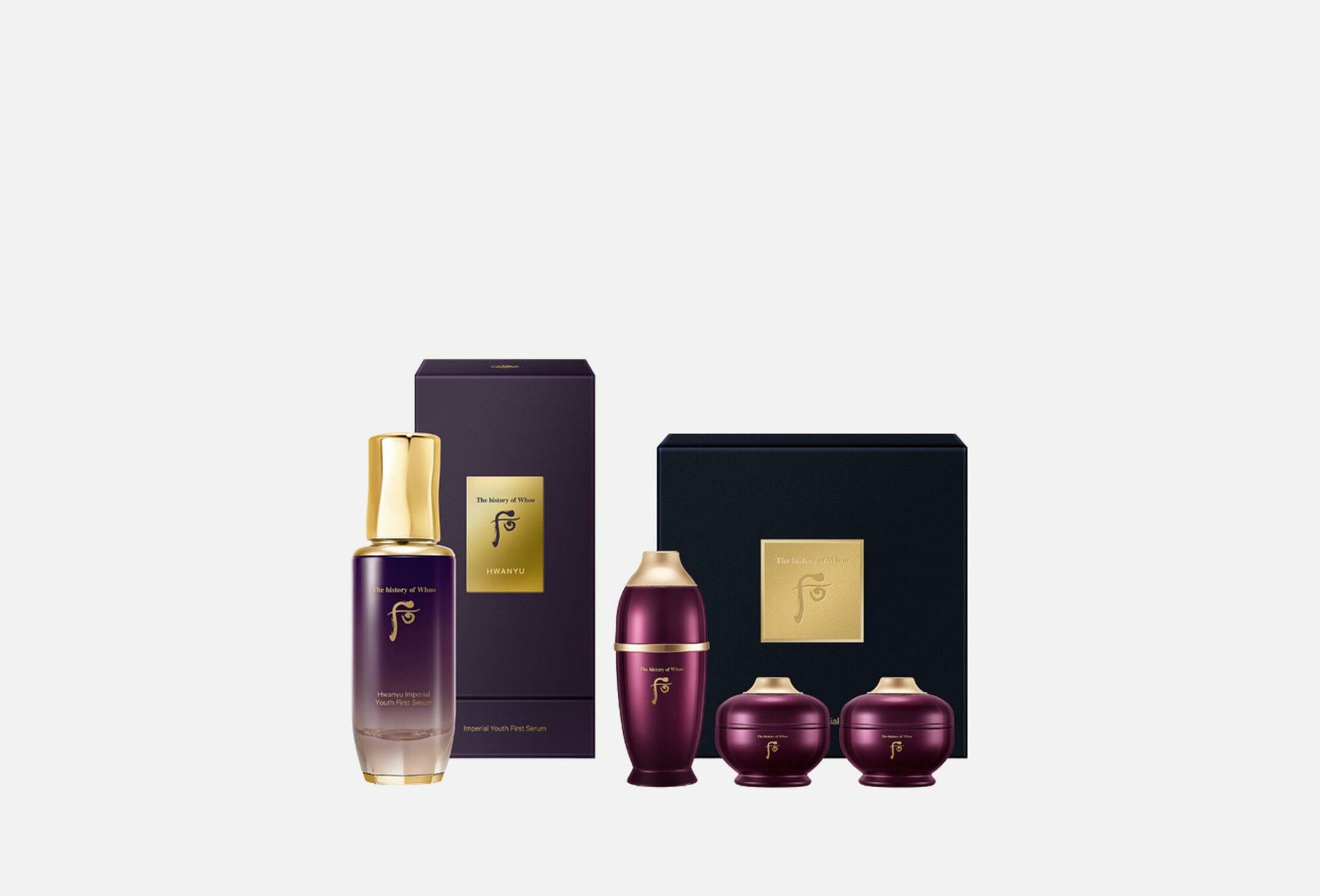 Набор средств для ухода за кожей лица THE WHOO Hwanyu Imperial Youth First Serum Special