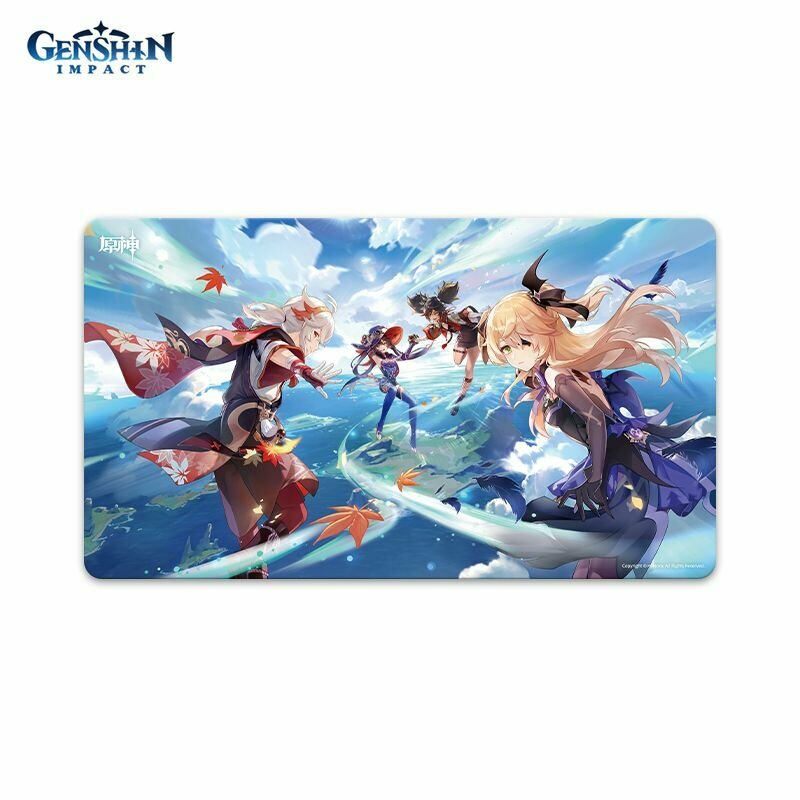 Коврик для мыши 40*70 см Genshin Impact Desk Mat Summer Fantasia Version A. 6975628240838