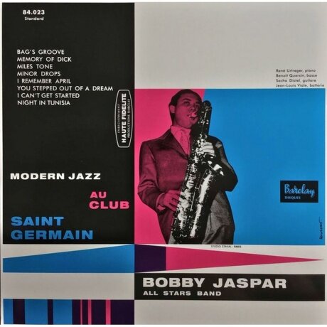 Bobby Jaspar - Modern Jazz Au Club Saint Germain (Analogue) (3700409813559) виниловая пластинка