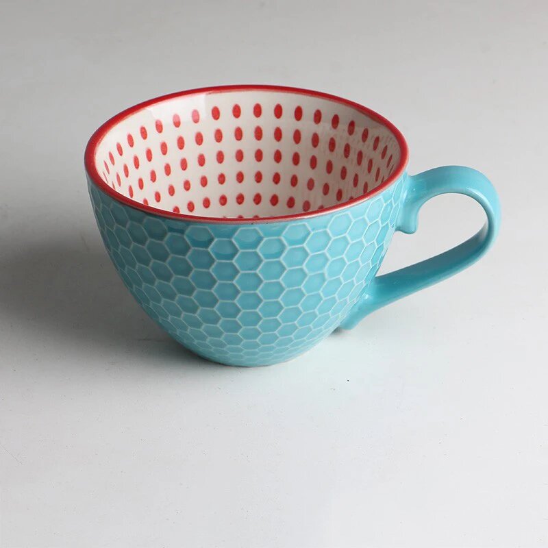 Керамическая кружка ручной работы 380 мл, 7, 301-400 мл