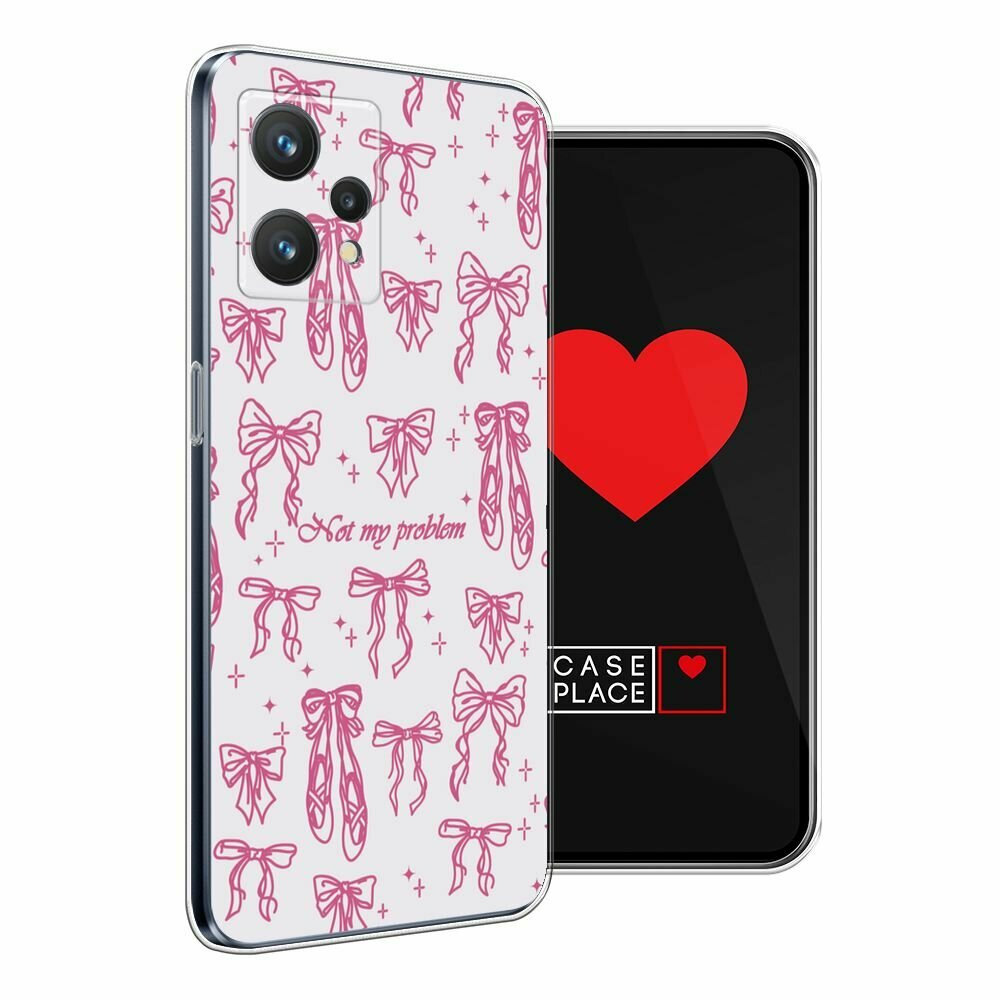 Чехол на Realme 9 4G/9 Pro Plus / Реалми 9 4G/9 Pro Plus с принтом "Not my problem 1" — фото 1