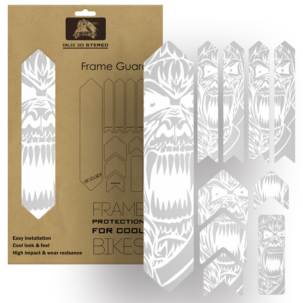 Наклейка для рамы велосипеда Mountain Bike Защитная наклейка от царапин Детachable Sticker Дорожный велосипед Защитное покрытие клеевого слоя, Материал: ПВХ, Размер: 37*22см, Количество: 1 комплект, Модели: Type 1/Type 2/Type 3/Type 4/Type 5/Type 6 (по