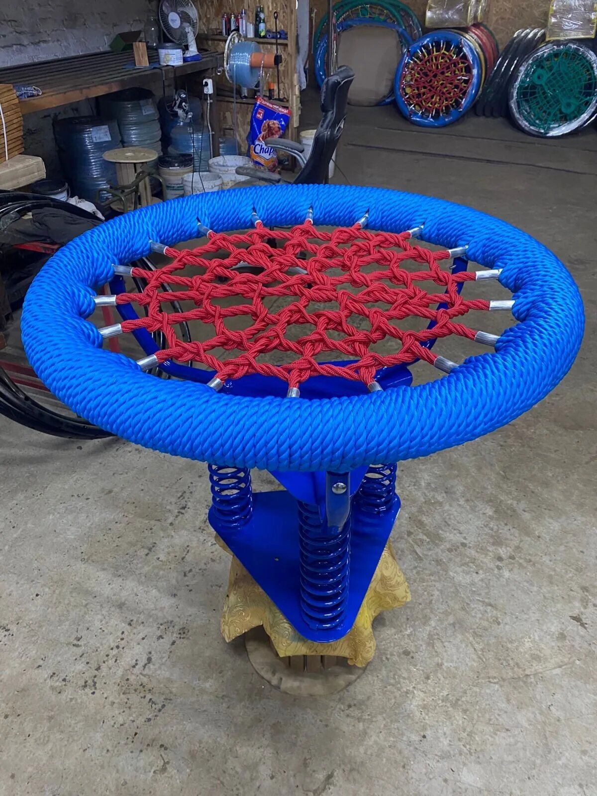 Качалка антивандальные качели гнездо 100 см на пружинах