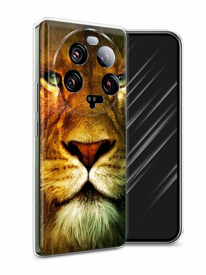 Чехол на Xiaomi 13 ultra / Сяоми 13 Ультра с принтом "Лев арт 8"