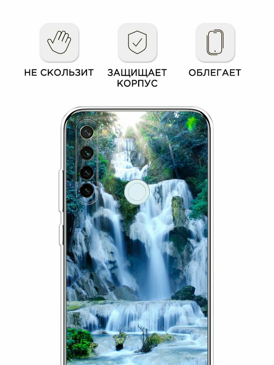 Чехол на Xiaomi Redmi Note 8T / Сяоми Редми Нот 8Т с принтом "Водопад 8" — фото 1