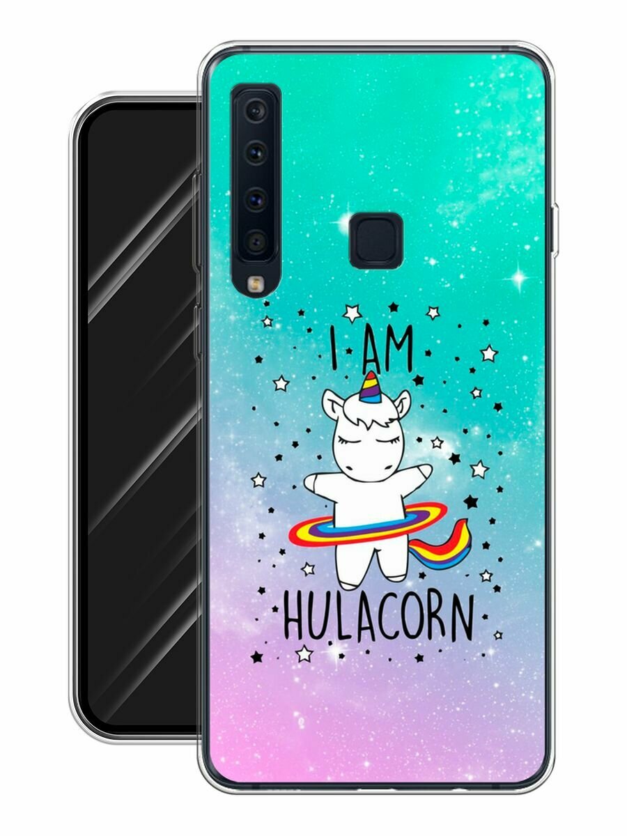 Чехол на Samsung Galaxy A9 2018 / Самсунг Галакси А9 2018 с принтом I am hulacorn — фото 1