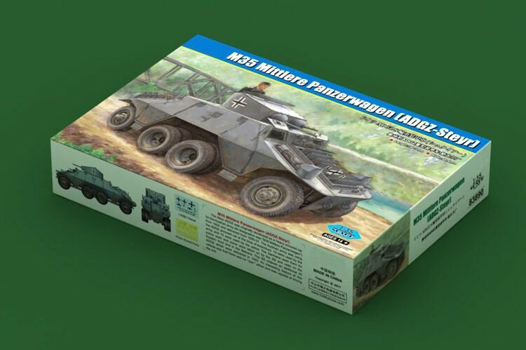HOBBYBOSS 1/35 83890 Немецкий язык M35 Средние бронеавтомобили ADGZ-Steyr сборная модель танка