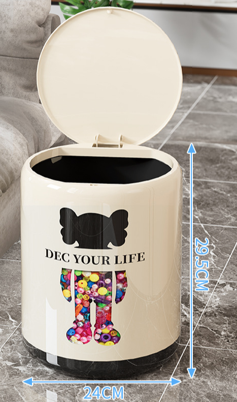 Мусорный контейнер MyPads, для детской, кухни, спальни, ванной, туалета, 13 л